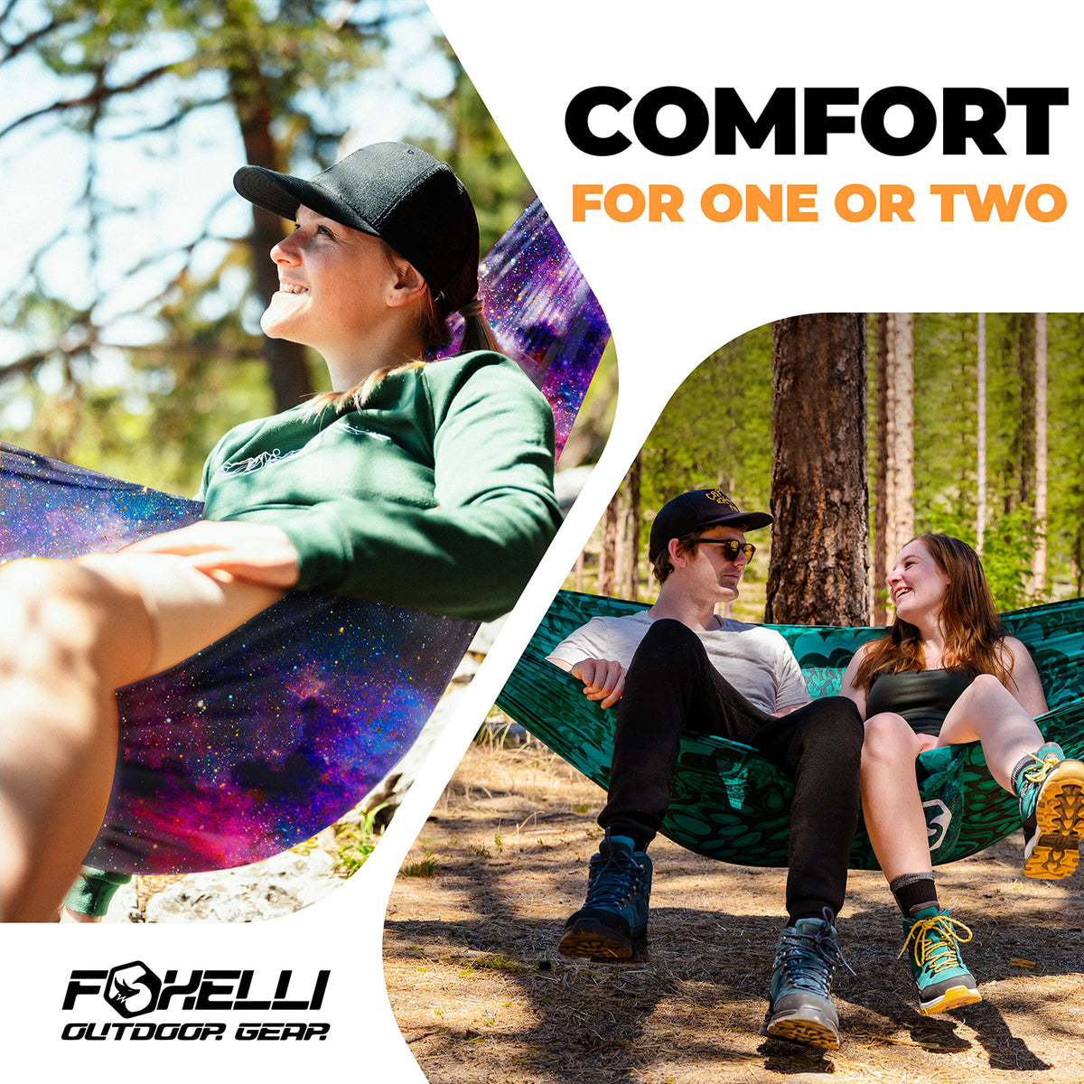 Foxelli Galaxy Double Camping Hiking Hammock